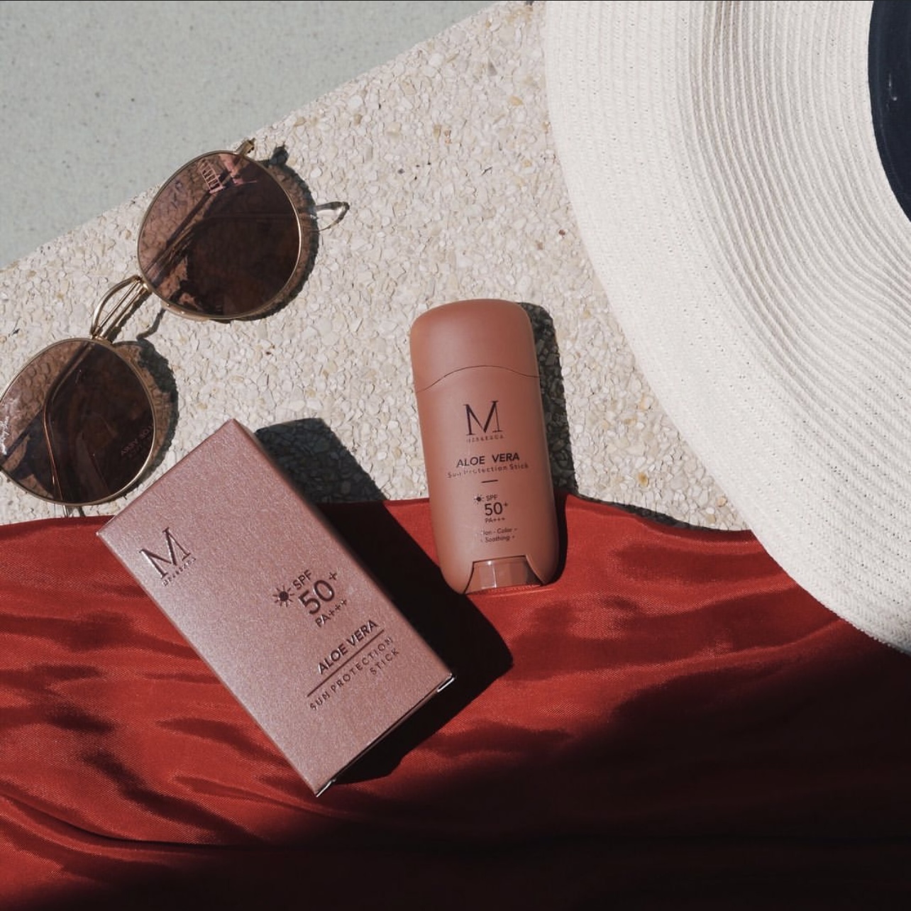 MERREZCA Aloe vela Sun Protection Stick SPF 50 PA กันแดดเนื้อเจลโปร่งใส ...