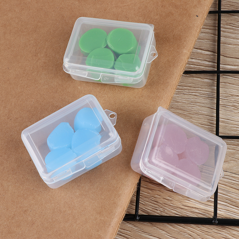 YUE 4Pcs waterproof silicone soft protective ear plugs sleeping anti ...