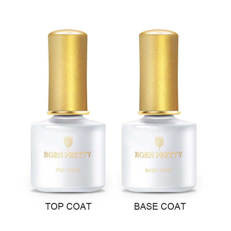 TOP Coat & BASE Coat Gel Born Pretty สีทาเล็บเจล ยาทาเล็บเจล ปริมาณ 6ml. - BFFbeauty - ThaiPick