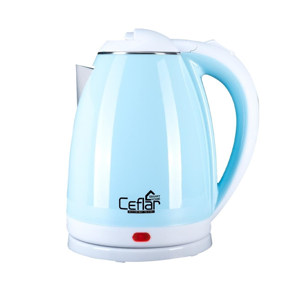 Ceflar กาน้ำร้อน 2 ลิตร รุ่น CSH-11 สีเงิน กาต้มน้ำไฟฟ้าไร้สาย กาต้มน้ำ หม้อต้มน้ำไฟฟ้า กา ...