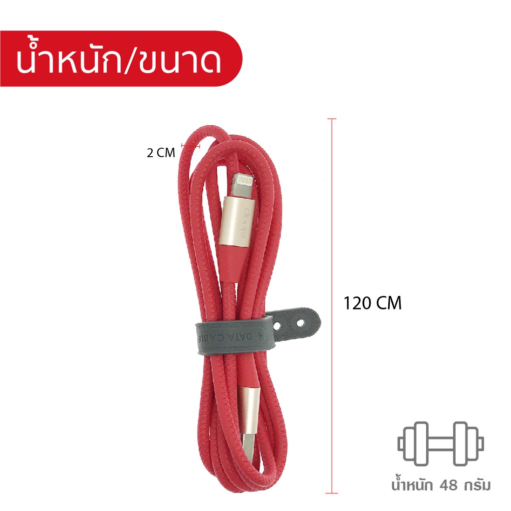 ชาร์จเร็ว ♗ [เหลือ3บ. ทักแชทลด 90 ] Eloop สายชาร์จ S31S32S33 สาย USB ...