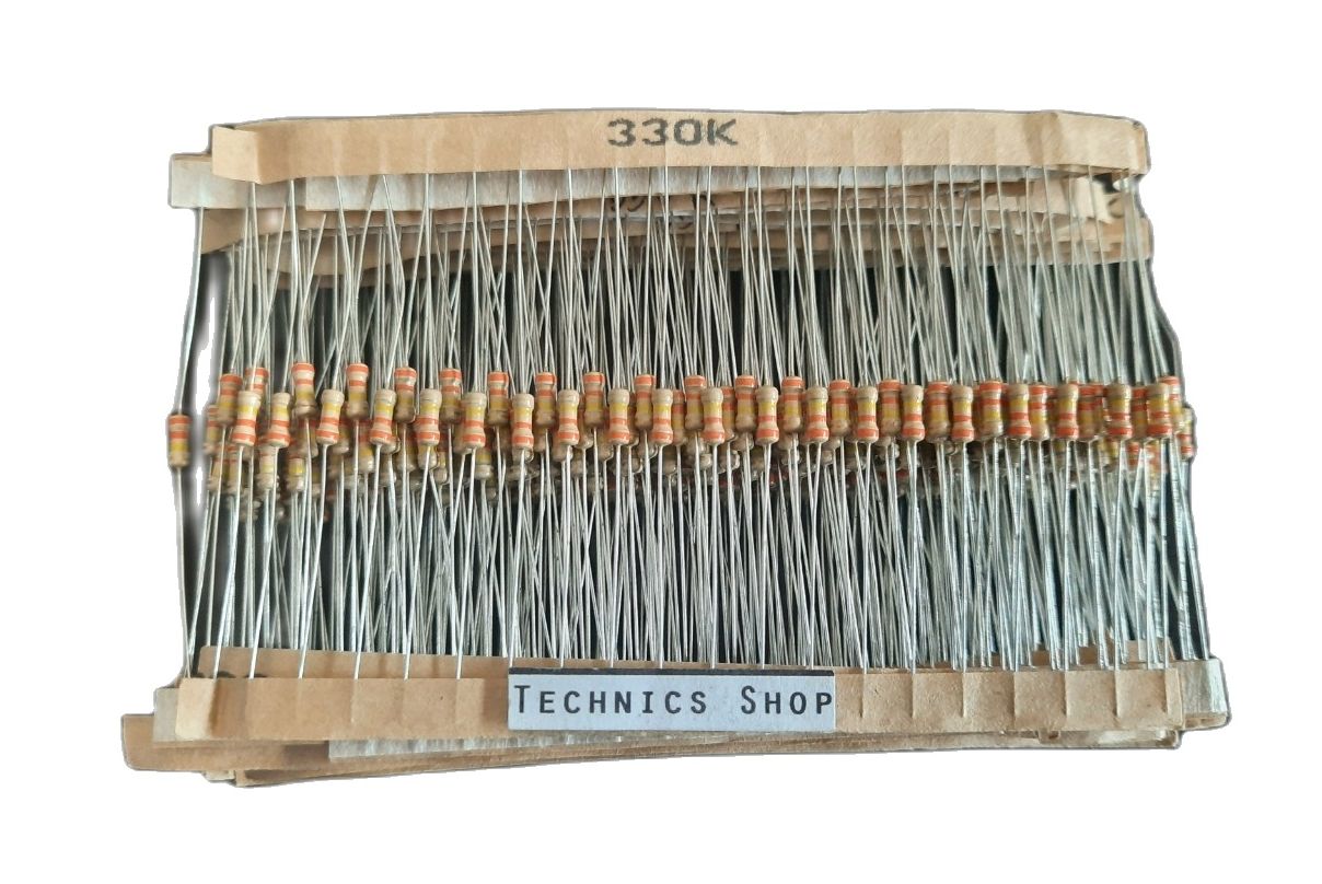 ตัวต้านทาน 330 Kโอห์ม 1/4W จำนวน 20 ตัว Resistor 330 KOhm 20 pcs ...