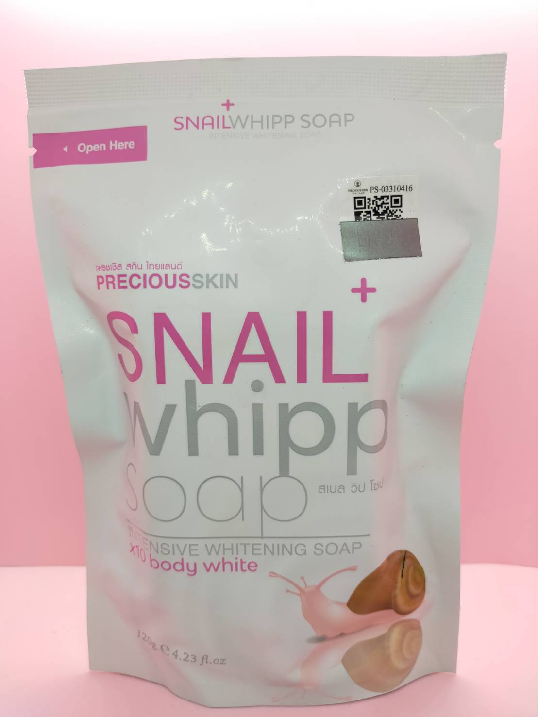 PST Snail Whipp Soap Intensive Whitening Soap x10 Body White 120g ...