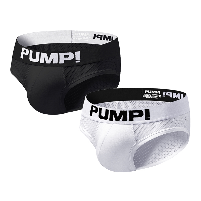 [2pcs] PUMP Ins Style Low waist Spandex Camouflage Briefs Men Bikini ...