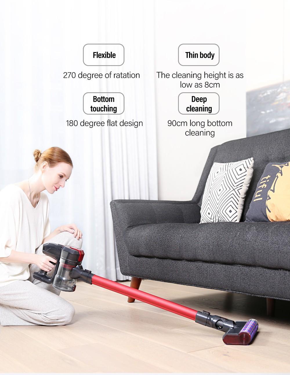 Dibea D008 PRO เครื่องดูดฝุ่น 2-in-1 Wireless Vacuum Cleaner ใช้งานไร้สาย - LORA - ThaiPick