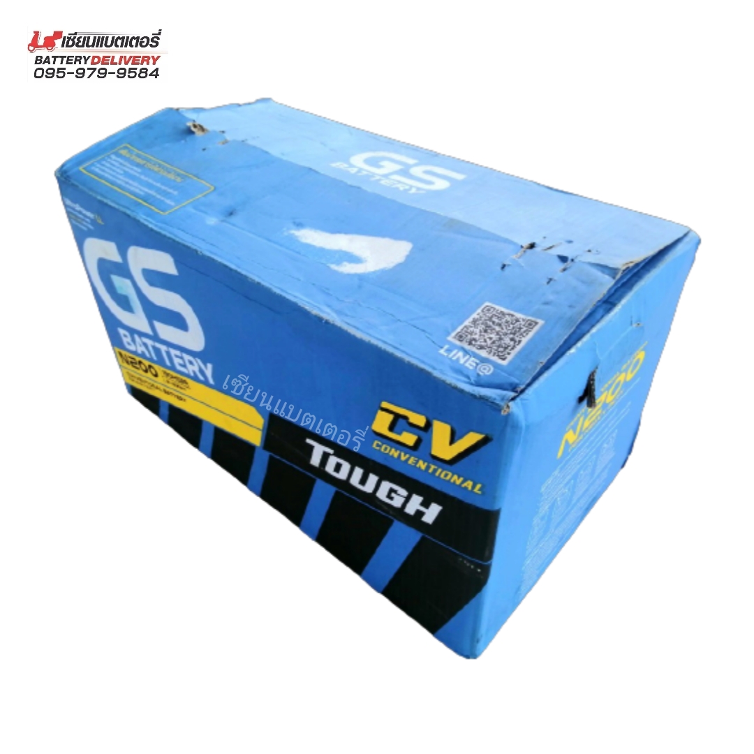 GS Battery N200 แบตเตอรี่รถบรรทุก แบตรถบัส 200แอมป์ - Meechai Watsadu - ThaiPick