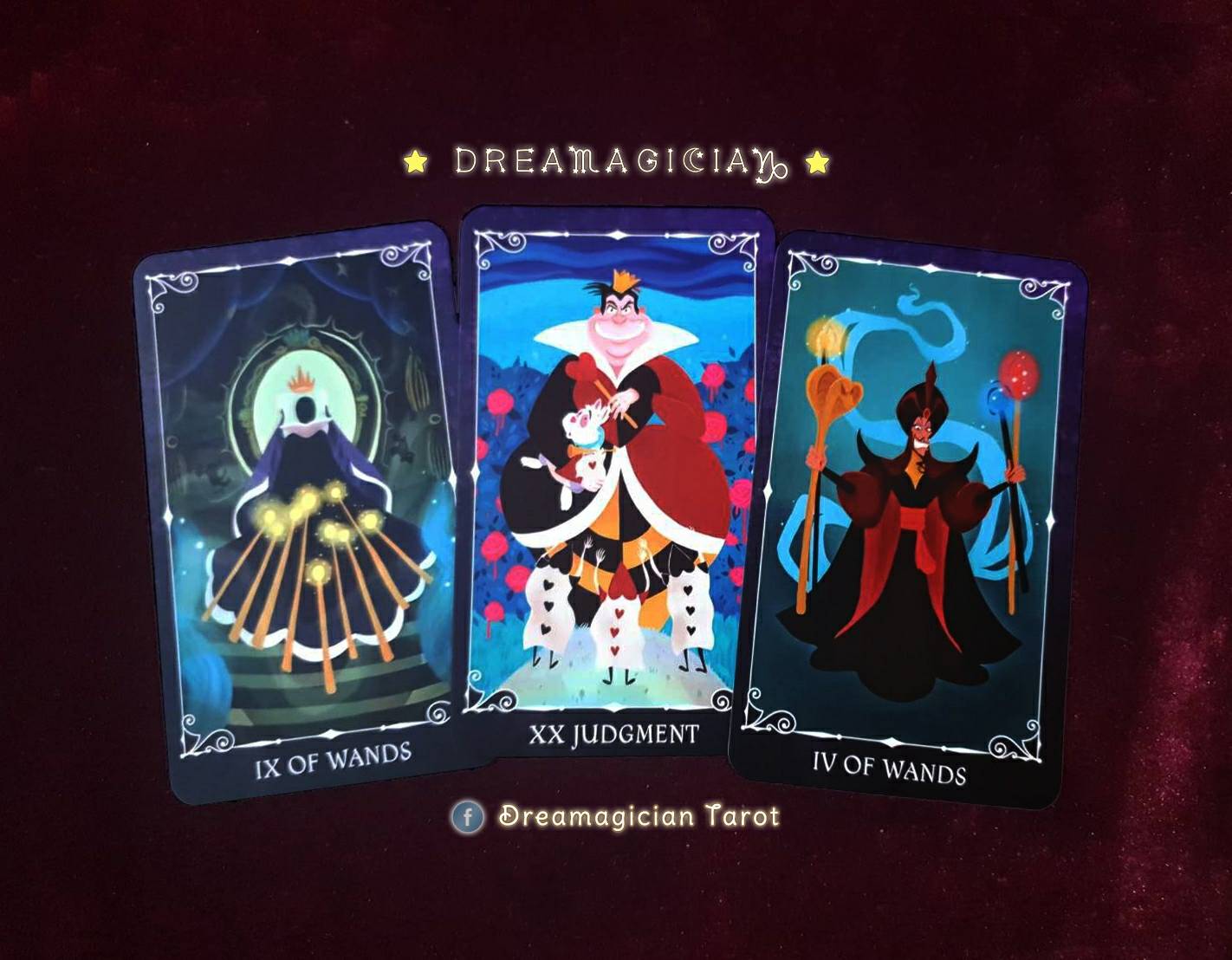 Disney Villains Tarot Deck ไพ่ยิปซีแท้ลดราคา/ ไพ่ยิปซี/ ไพ่ทาโร่ต์/ ไพ่ ...