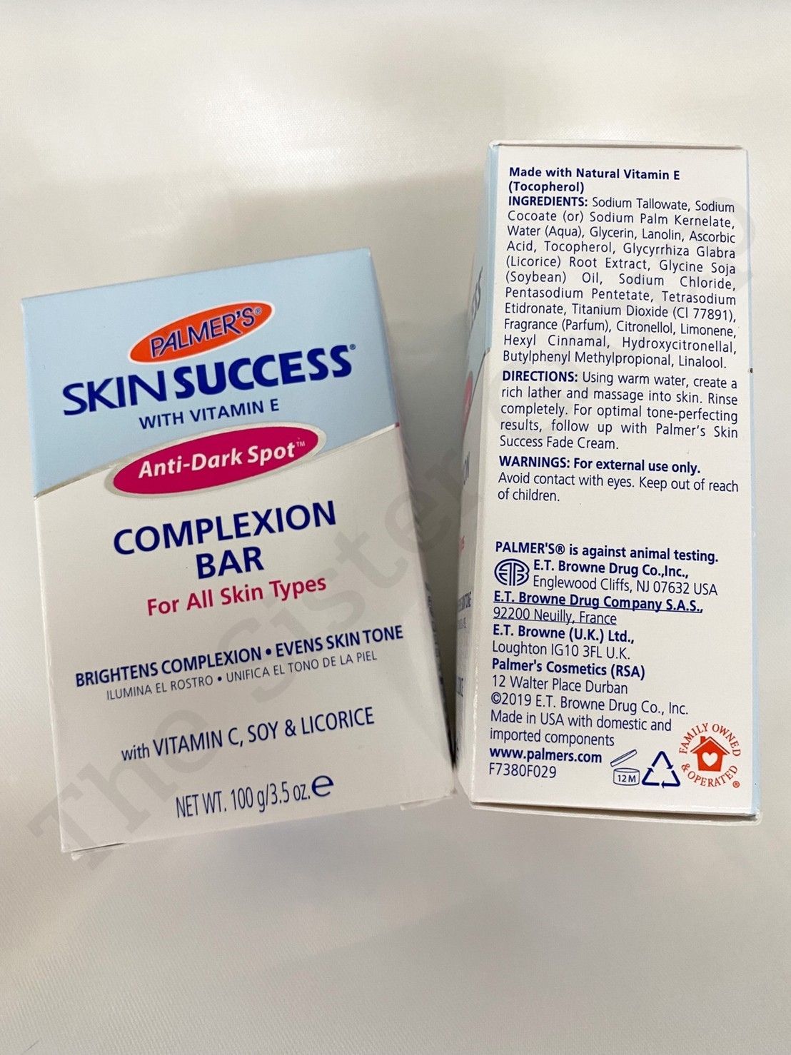 Palmer's Skin Success Anti-Dark Spot Complexion Bar 100g Exp 09/2025 ...