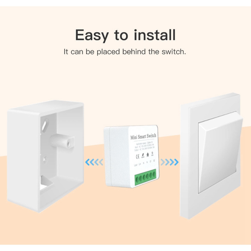16A Wifi Smart Switch Module 2-Way Control Timer DIY MINI Wireless Switches Smart Home Work with ...