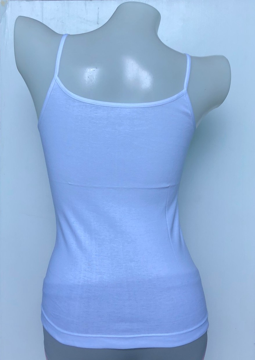 เสื้อสายเดี่ยว Cherilon (1ตัว) Cotton 100% นุ่ม บาง ทอไร้ตะเข็บข้าง ใส่สบาย ซึมซับเหงื่อและระบาย ...