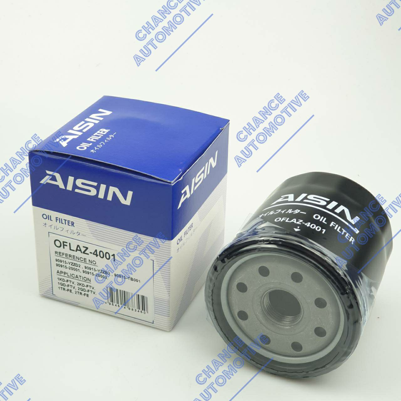 Aisin กรองน้ำมันเครื่อง Toyota Vigo Innova Fortuner Revo 1KD 2KD 1GD ...
