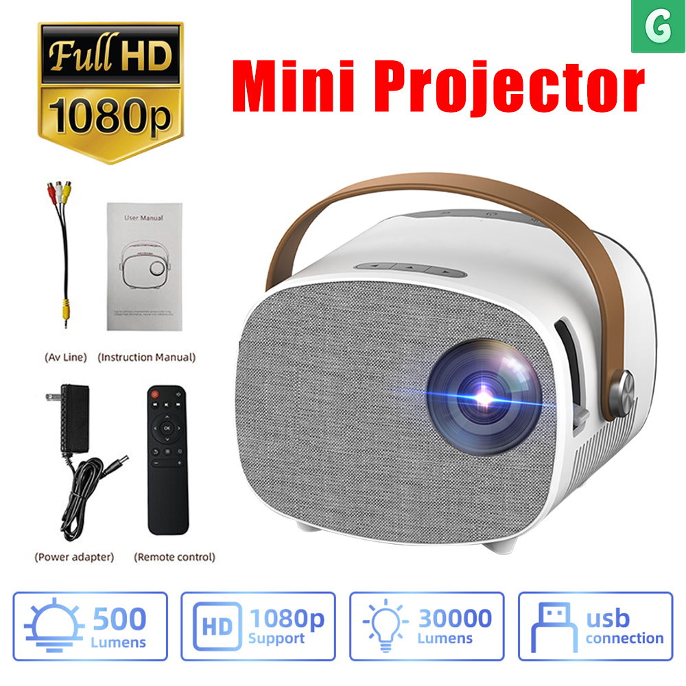iSinbox YG-300 Micro Mini HD Projector 1080P Home LED Portable Small ...