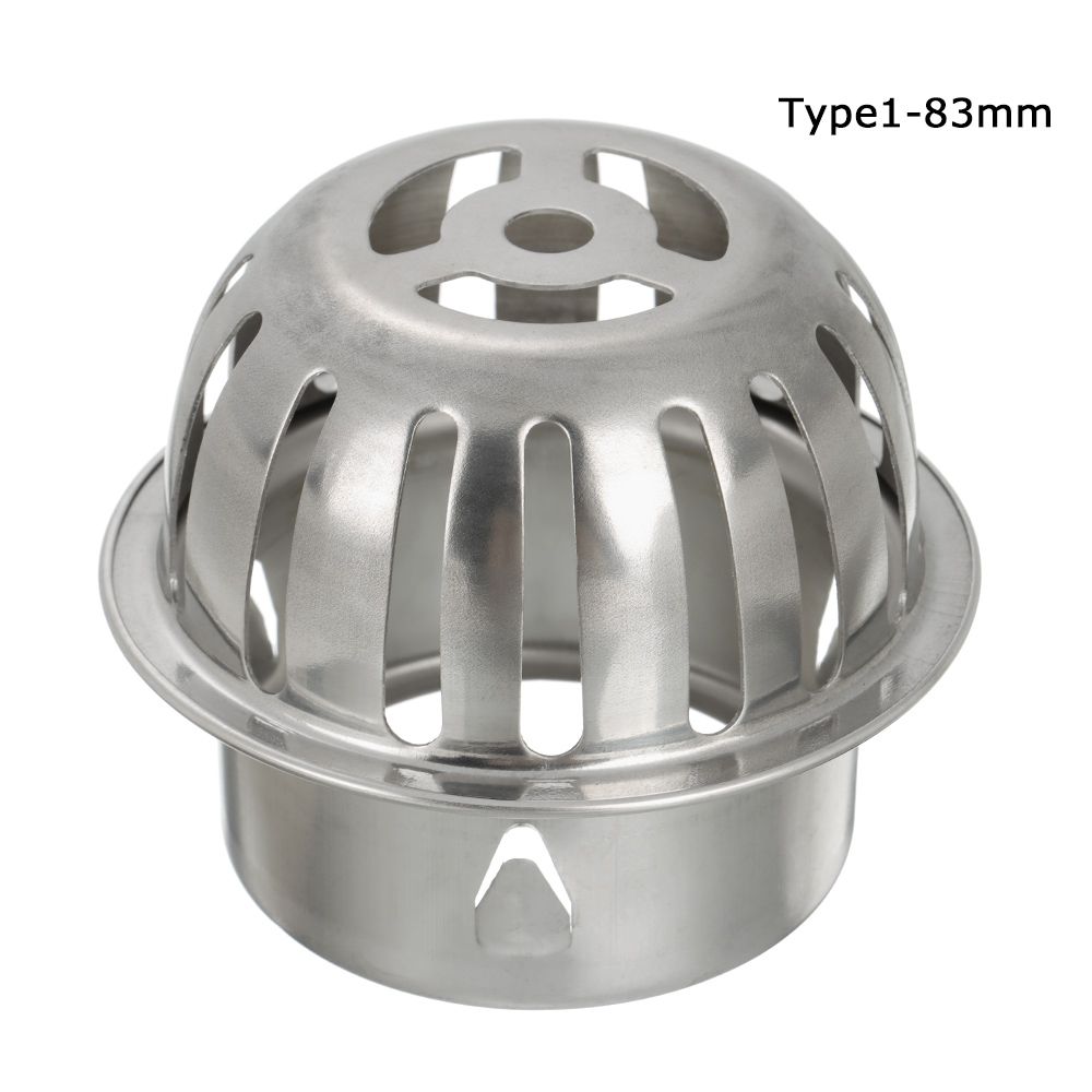【COD+IN STOCK】Outdoor Durable Stainless Steel Round Rain Pipe Cap ...