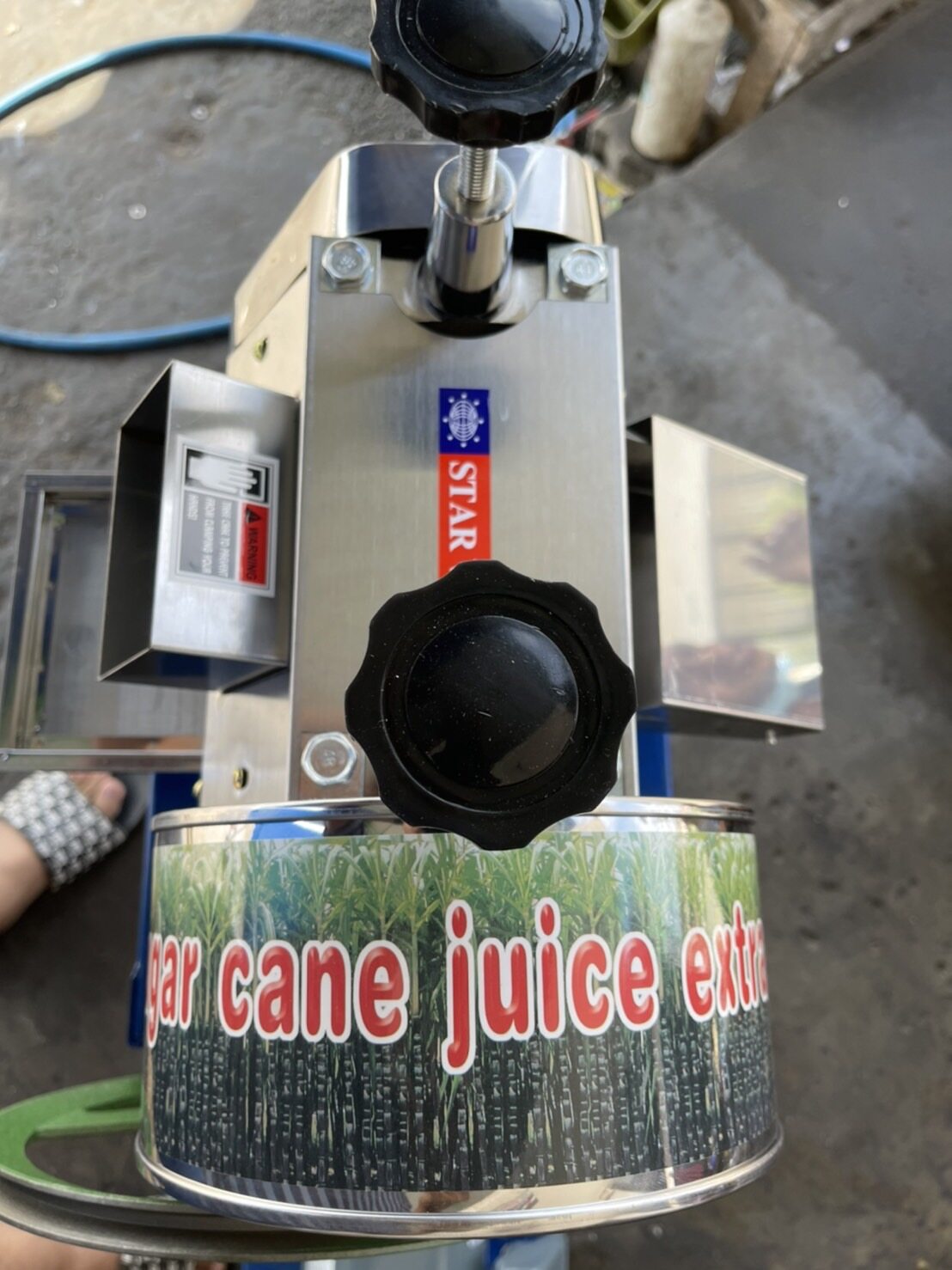 STARWAY เครื่องคั้นน้ำอ้อยครบชุดพร้อมขาตั้ง รุ่นSY-250B มอเตอร์ Venz 1/ ...