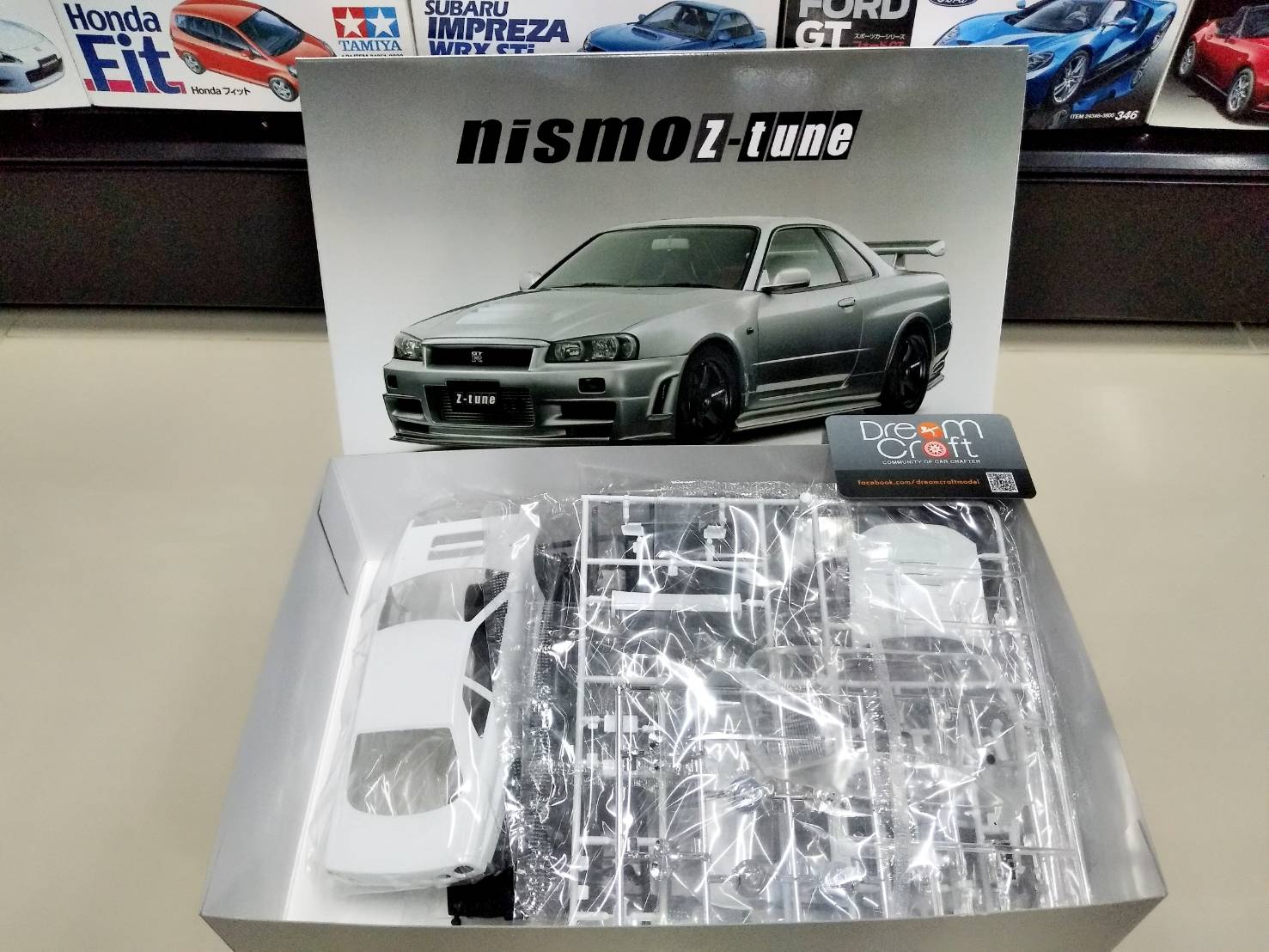 TAMIYA 124 NISMO R34 GT-R Z-Tune (โมเดลรถยนต์ Model DreamCraft) - Dream Craft model - ThaiPick