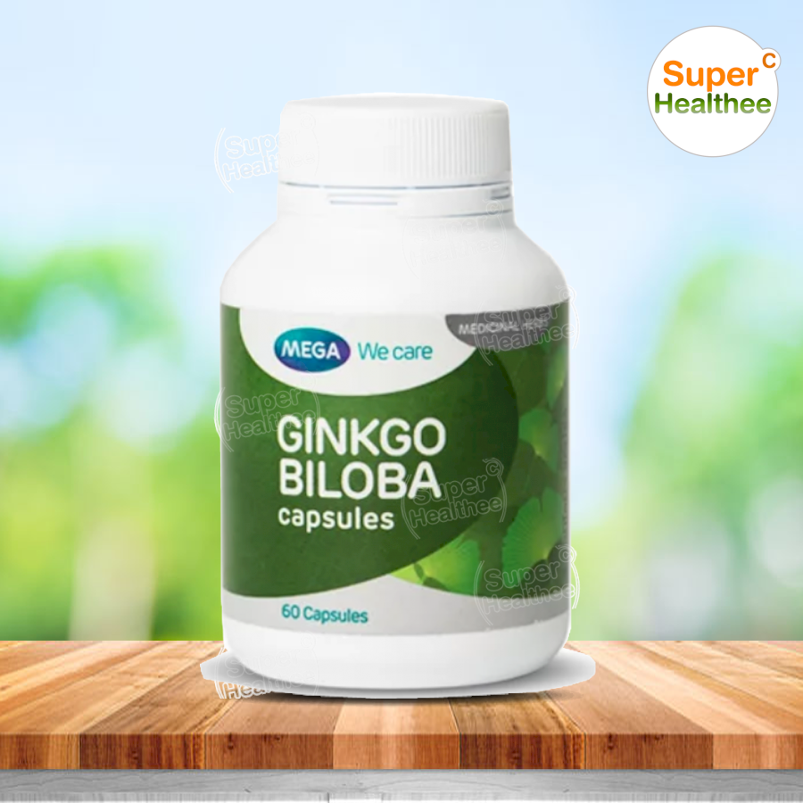 Mega we care ginkgo biloba 40mg 60 แคปซูล เมก้า วีแคร์ จิงโก บิโลบา 40 ...