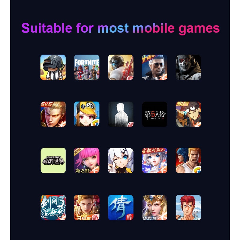 คีบอร์ดเกมมิ่ง PUBG คีบอร์ดมือถือ FreeFire คียบอร์ดมือถือff คีย์บอร์ดเล่นเกมมือเดียว Keyboard ...