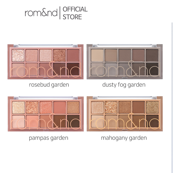 [rom&nd official] อายแชโดว์ พาเลตอายแชโดว์ เครื่องสำอาง 10สี ใน1ตลับ ...