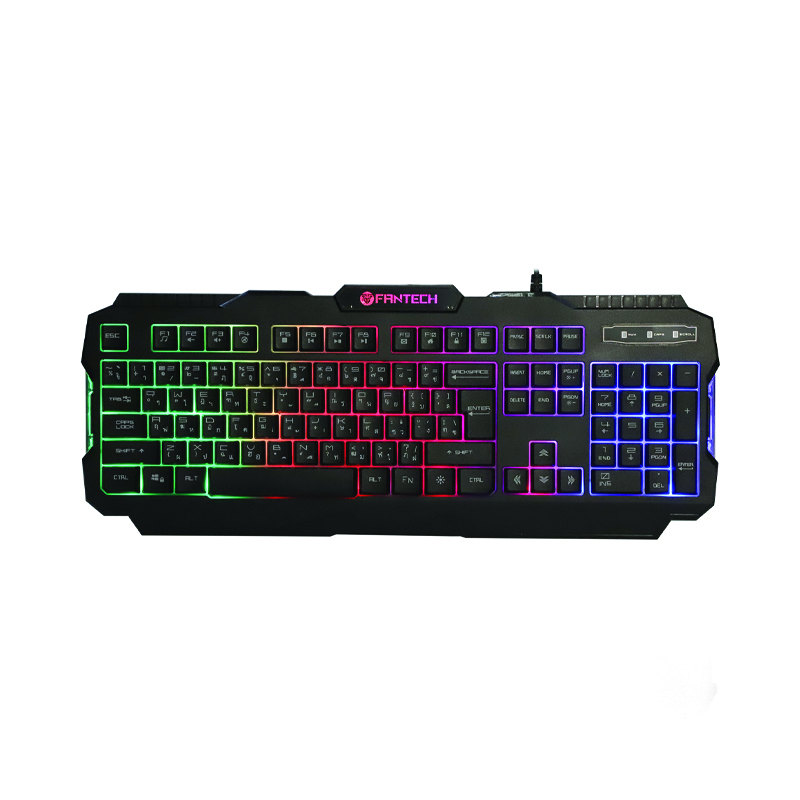 KEYBOARD (คีย์บอร์ด) FANTECH K511 HUNTER PRO (MEMBRANE) (RAINBOW LED ...