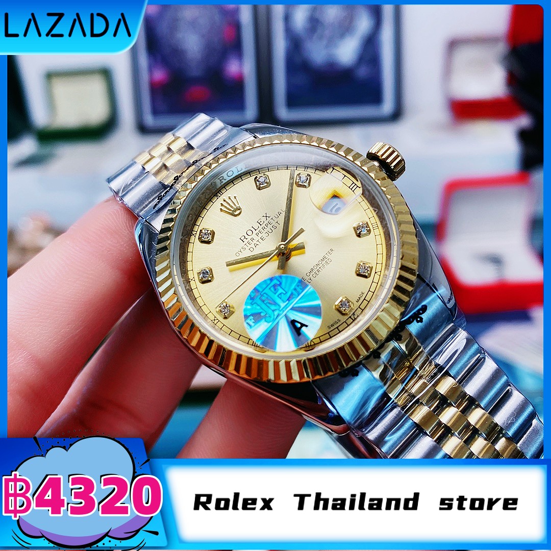 ของแท้ 100ROLEX yacht name shi series rose gold yacht date display ...