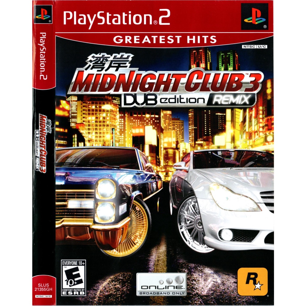 แผ่นเกมส์ Midnight Club 3 DUB Edition Remix PS2 Playstation 2 คุณภาพสูง ...