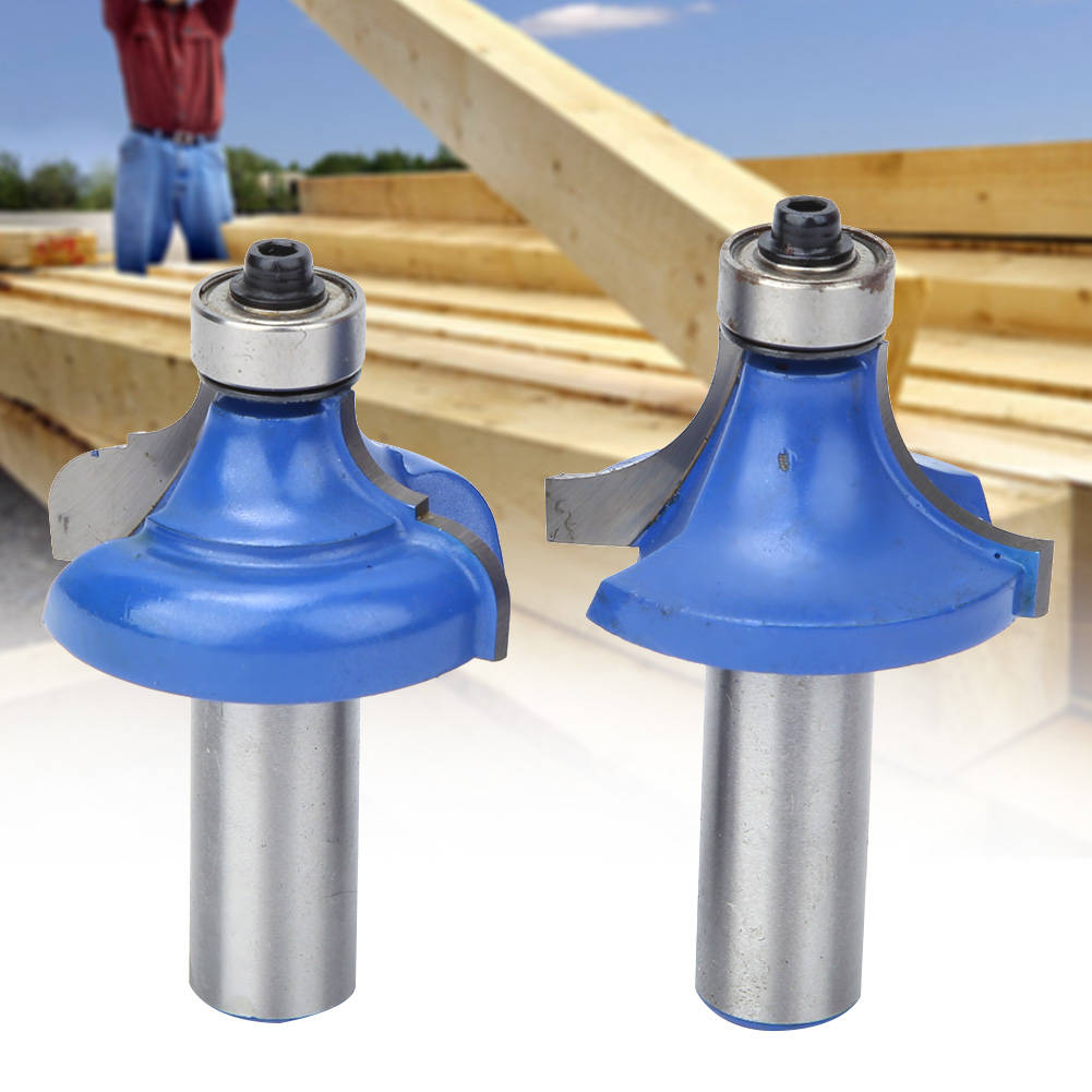 【ราคาถูกคุณภาพดี】2pcs 1/2in Shank Radius Woodworking Round Over Beading ...