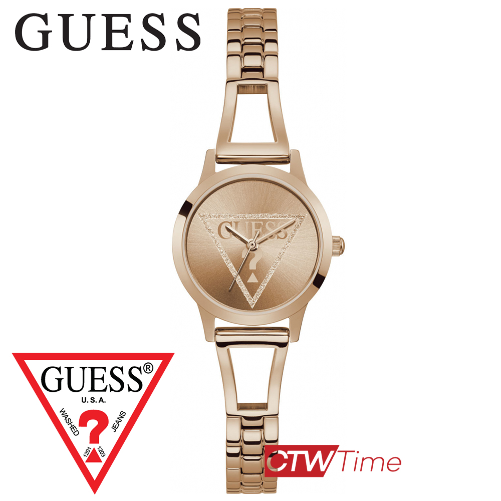 Guess นาฬิกาข้อมือผู้หญิง สายสแตนเลส รุ่น W1117,W1117L,W1117L3 - สีโรส ...
