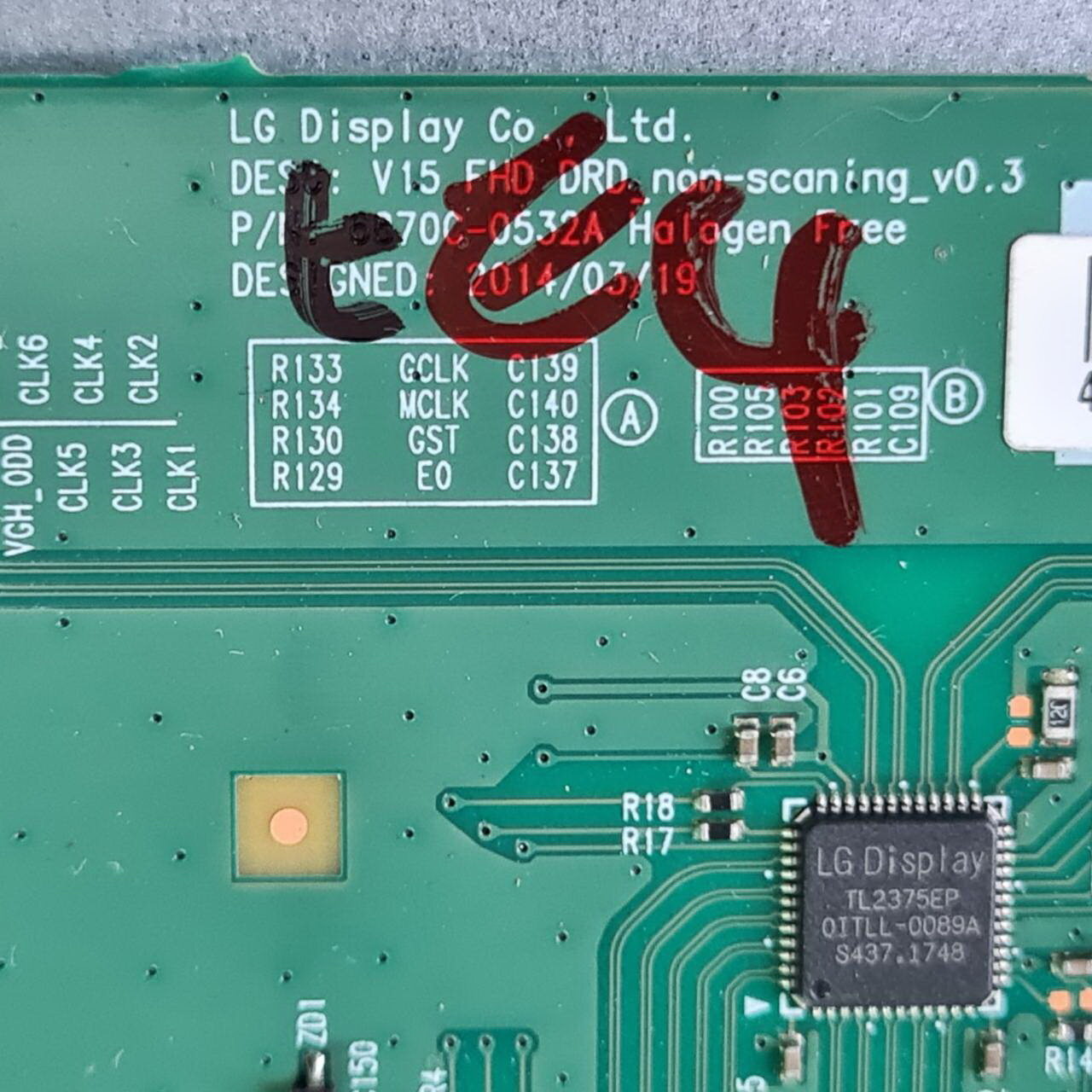 T-Con LG (ที-คอน) รุ่น 43LF630T : 6870C-0532C และรุ่นอื่น ๆ ที่พาร์ท ...