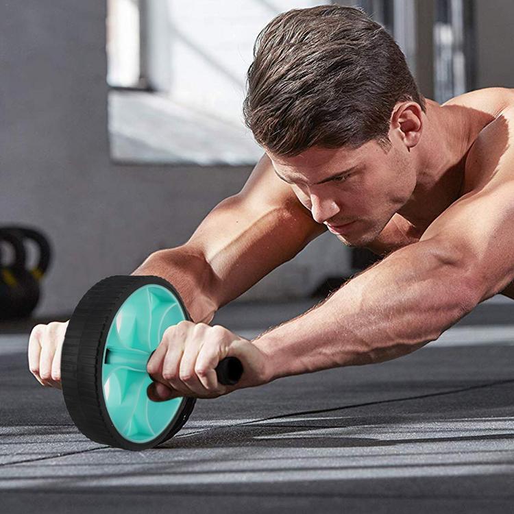 Rebound Abdominal Rolling Wheel Mute Abdominal Roller Exercise Training ...