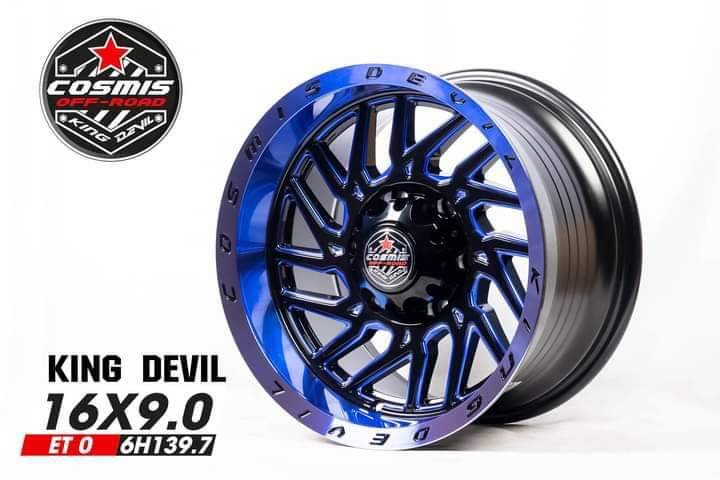 ล้อแม็กซ์ Cosmis king Devil ขอบ16 6 รู 139 สวย สปอร์ต ดุดัน รับประกัน 6 ...