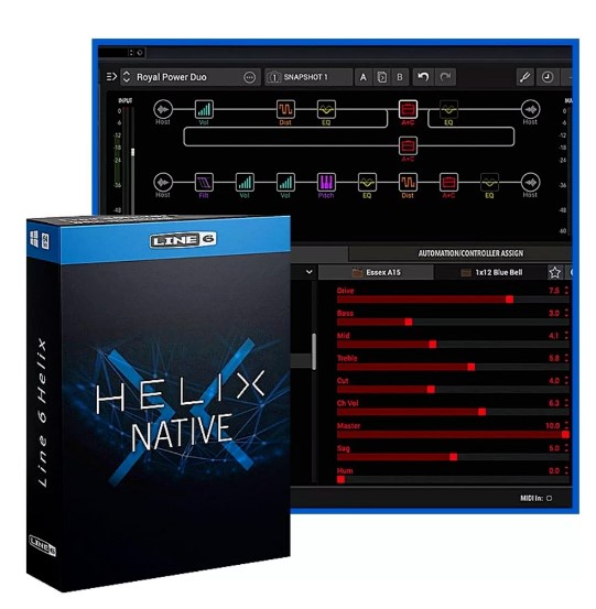 โปรแกรม Line 6 Helix V.3.6 Native Guitar Amp VST Plugin ( Windows ) ( ทักแชท Read chat ...
