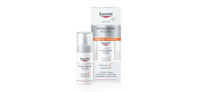 Eucerin Hyaluron Filler Vitamin C Booster 8ml. ยูเซอริน ไฮยาลูรอน ฟิลเลอร์ วิตามิน ซี บูสเตอร์ 8 ...