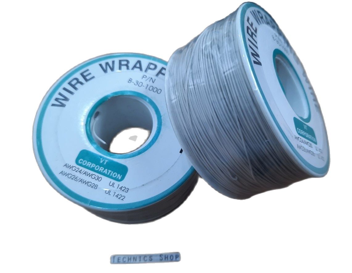 WIRE WRAPPING AWG #30 สีขาว แกนเดี่ยว ขนาด 250 เมตร จำนวน 1 ม้วน ...