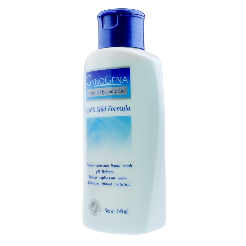 Gynogena Cool&Mild Cleansing 190 ml ไกโนจีน่า เจลทำความสะอาด จุดซ่อน ...