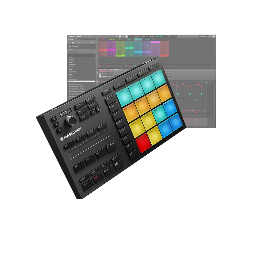 Native Instruments Maschine Mikro Mk3 Drum MIDI Controller เครื่องสร้างจังหวะ ทำบีท ทำเพลง ...