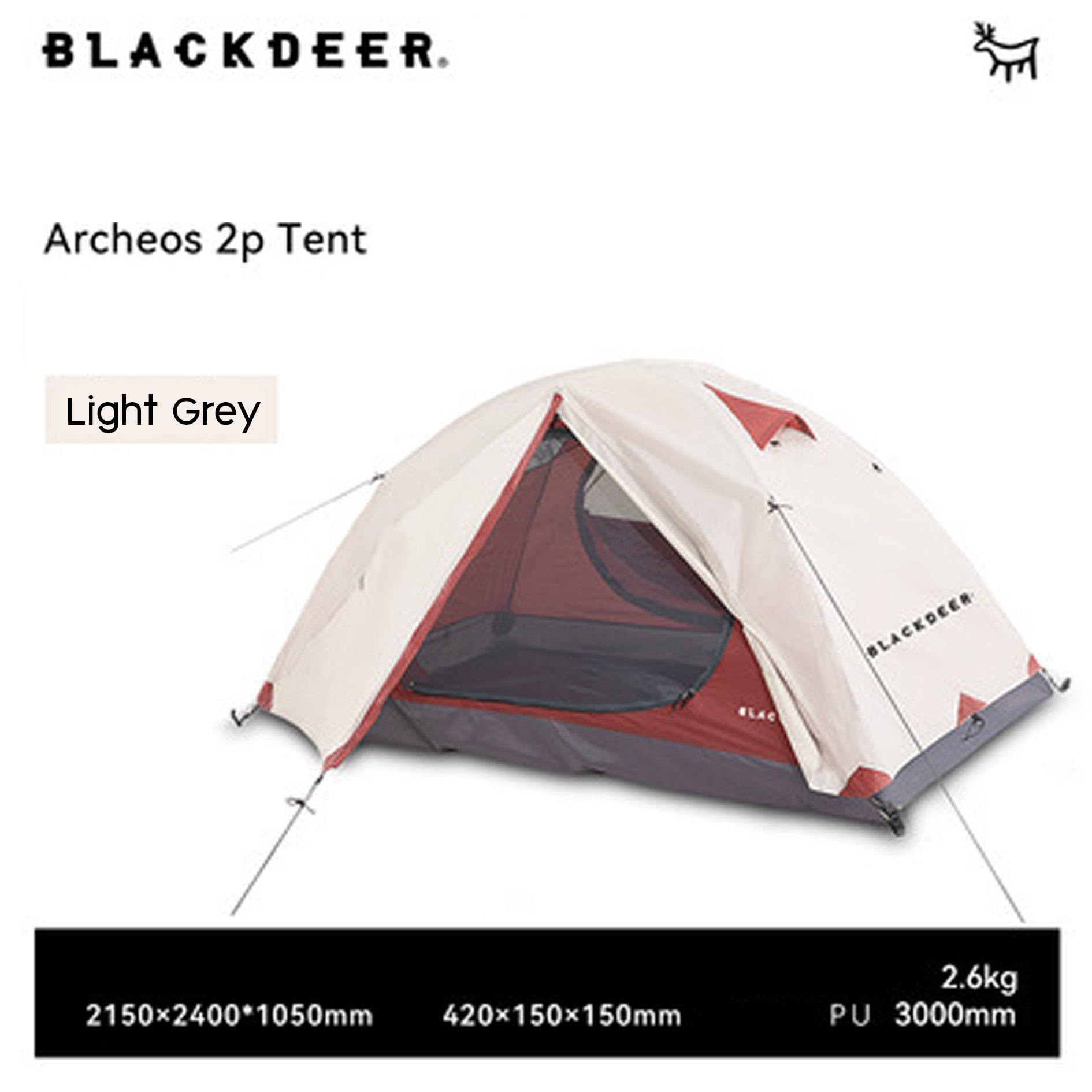 Blackdeer Archeos เต็นท์สำหรับ 2 คน (2P) เต๊นท์มอเตอร์ไซดฺ เต๊นท์ ...