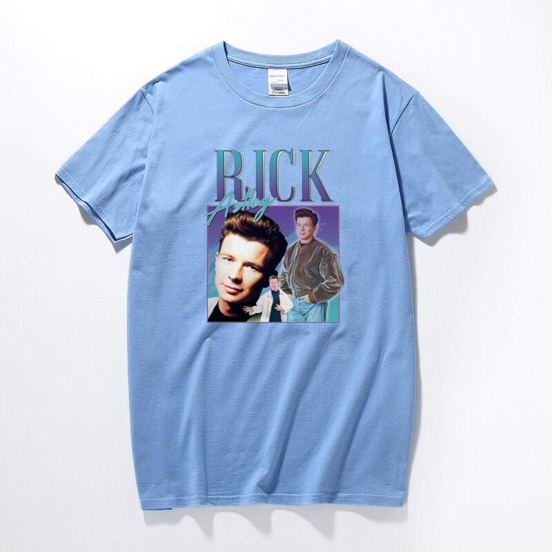 Rick Astley Homage T-shirt Tee Funny UK Music Icon Legend 90's 80's ...