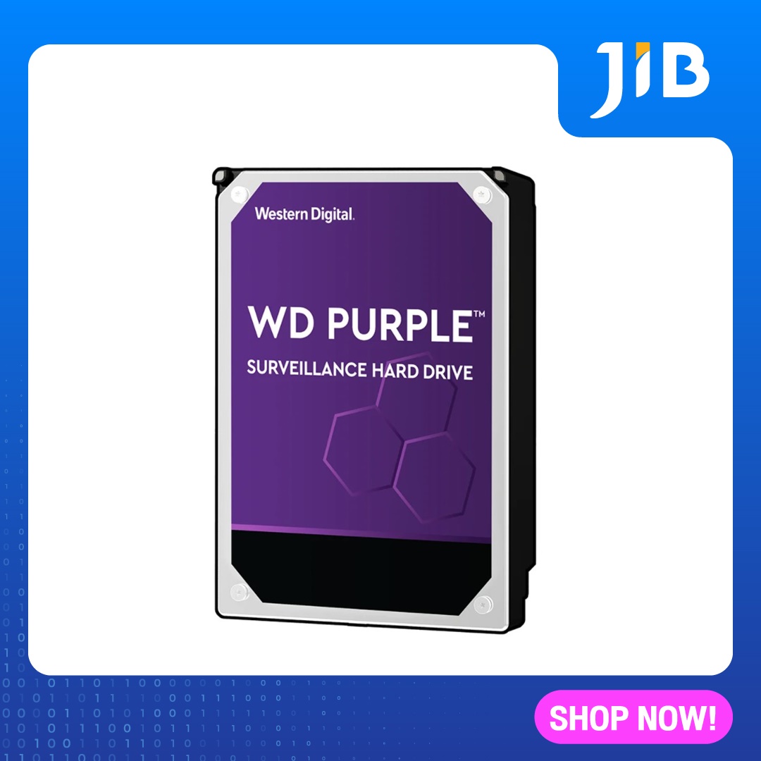 JIB HD 10TB WD SATA 256 MB (WD102PURZ) PURPLE - JIB Computer Group ...