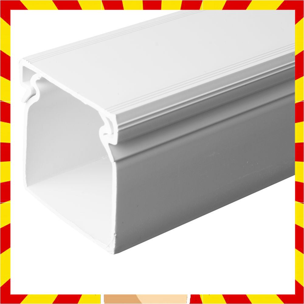 รางเก็บสายไฟ รางเก็บสายไฟไวร์เวย์ 40x40 มม. 2 เมตร SCG สีขาว ท่อร้อย ...