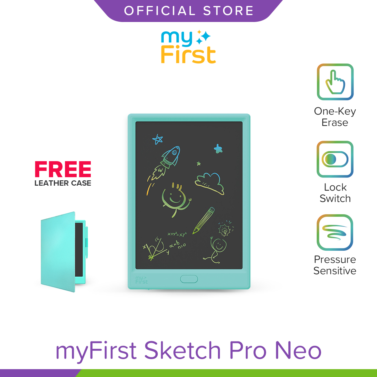 myFirst Sketch Pro NEO กระดานวาดภาพ LCD ลบได้ เสริมพัฒนาการ พกพาง่าย ...