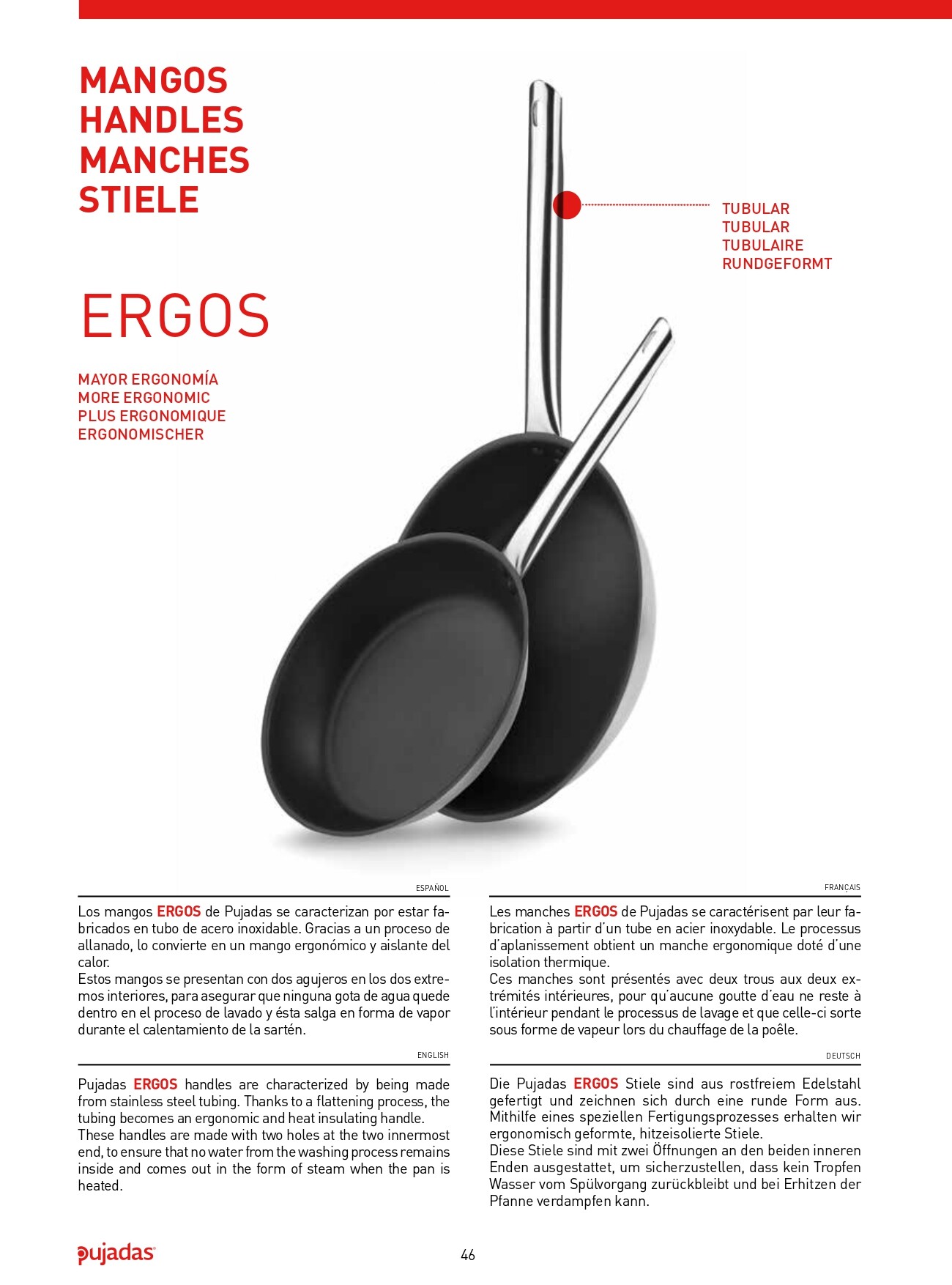 PUJADAS กระทะอลูมิเนียม สามารถใช้กับเตาแก๊สเตาไฟฟ้าเตาเซรามิคได้ ขนาด18 ...