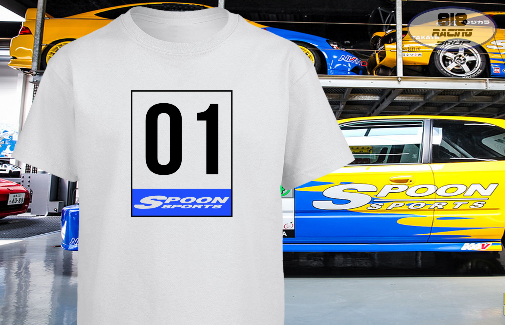 เสื้อยืด Racing เสื้อซิ่ง [SPOON SPORTS] [1] | Lazada.co.th