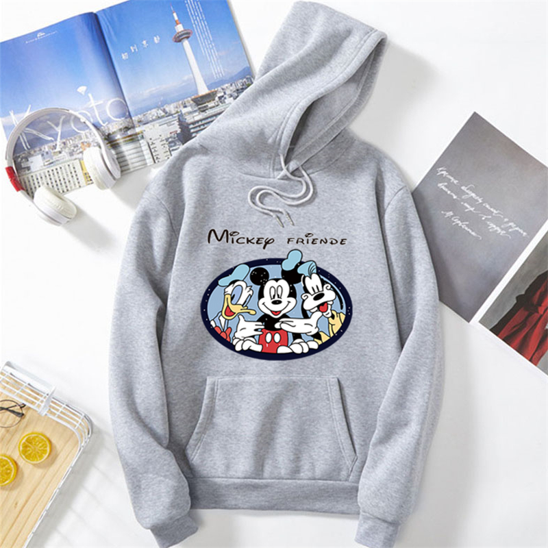 MIQI- LONGเสื้อยอดฮิตลายมิกกี้เมาส์ แจ็คเก็ต เเสื้อกันหนาว เสื้อฮู้ดแขน ...