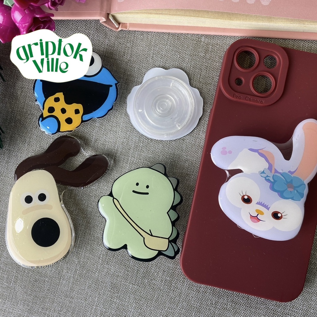 Griptok Acrylic PopSocket กิ๊ฟต๊อก การ์ตูนติดหลังมือถือ ที่ติดโทรศัพท์ กริ๊บต็อก - GriptokVille ...