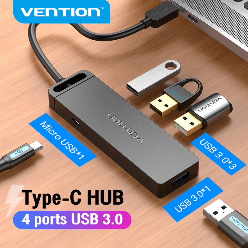 Vention USB C HUB Hub Type C USB Splitter Thunderbolt 3 USB-C Dock ...