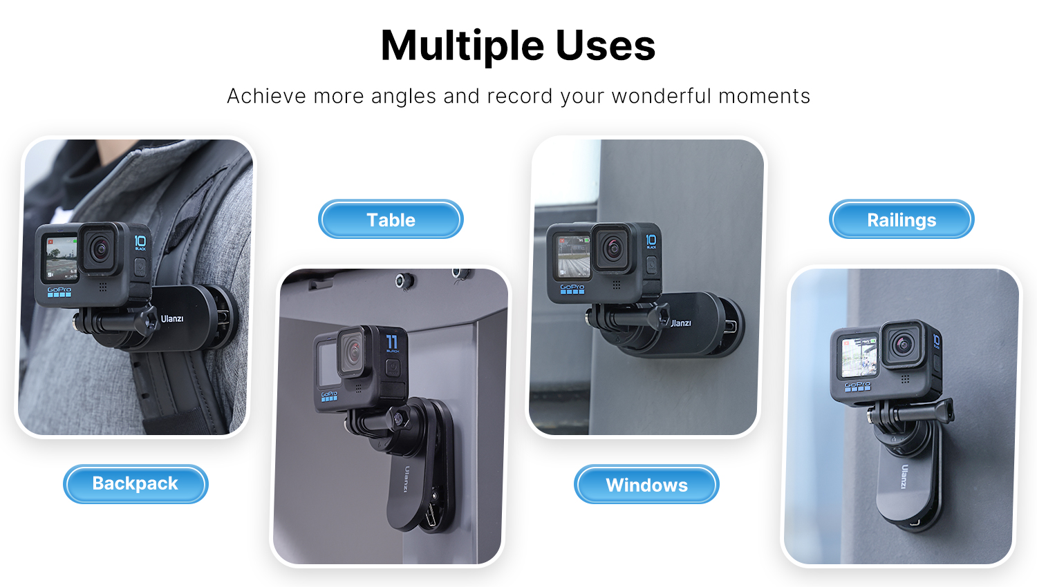 Ulanzi Go Quick II Magnetic Backpack Mount พร้อม Quick Release คลิป ...