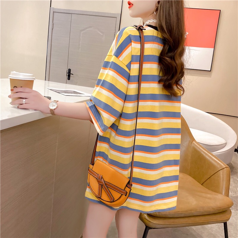 เสื้อยืดหลวมแขนสั้นคู่รัก แฟชั่นเกาหลี ใส่สบาย - fulina - ThaiPick