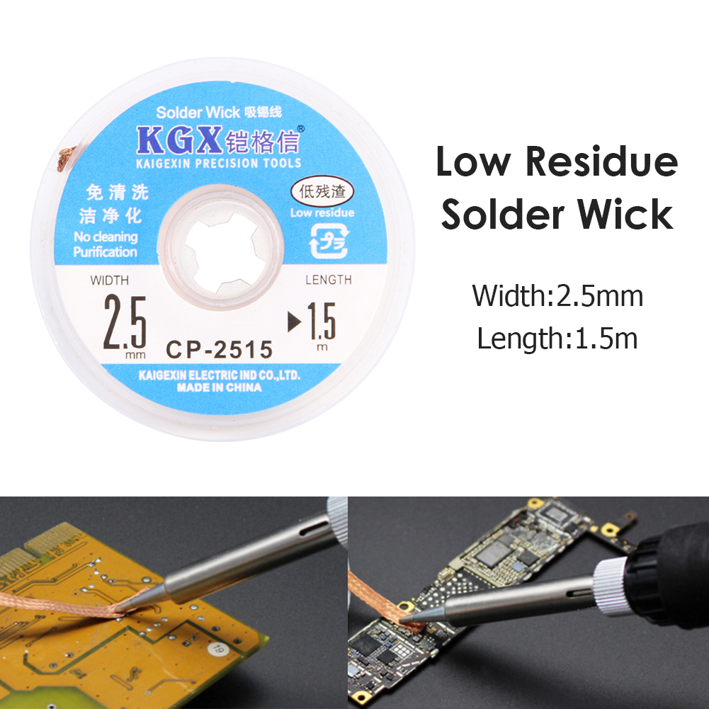 Multi-use Desoldering Braid Solder Remover Wick Wire BGA Repair Tool ...