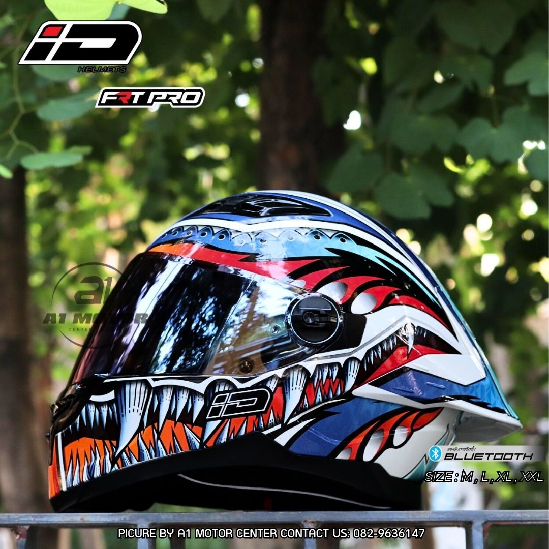 หมวกกันน็อคเต็มใบ ID HELMET รุ่น FRT PRO ใหม่ล่าสุด 2023 ทรงสปอร์ตสุด ...