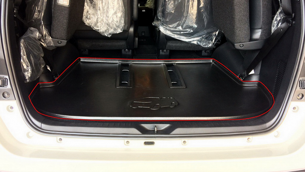 ถาดวางของท้ายรถ ถาดท้าย (Cargo Tray) Toyota Innova โฉมปี 2017 (L ...